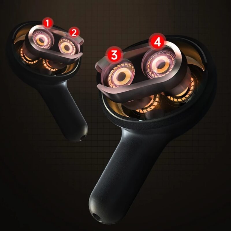 هندزفری دابل درایو وایرلس نویز کنسل ضد آب TiYiViRi Bluetooth Earbuds ...